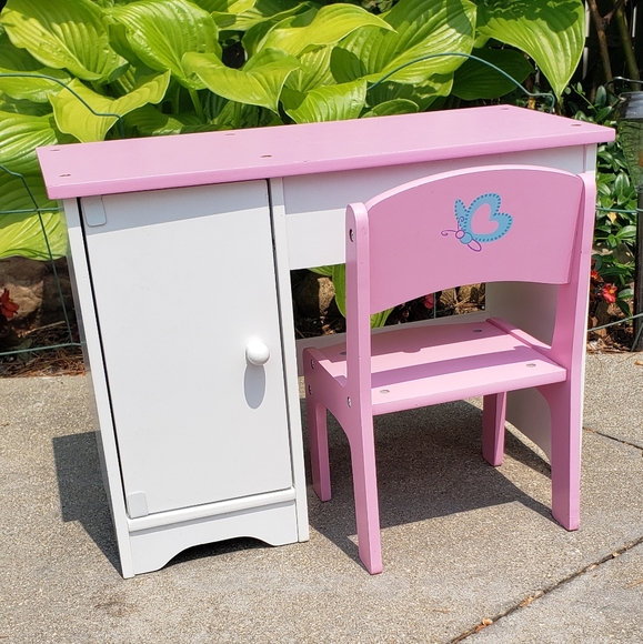 Toys | Wooden Doll Desk For 18 Dolls | Poshmark